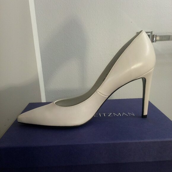 Stuart Weitzman | Shoes | Stuart Weitzman Legend Glass Light Gray Nappa ...